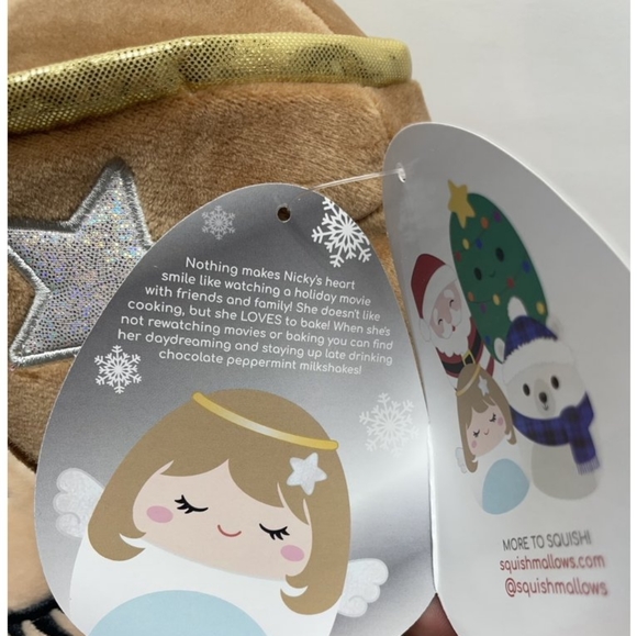 Squishmallows | Other | Squishmallow Angel Nicky Christmas 4in 221 ...
